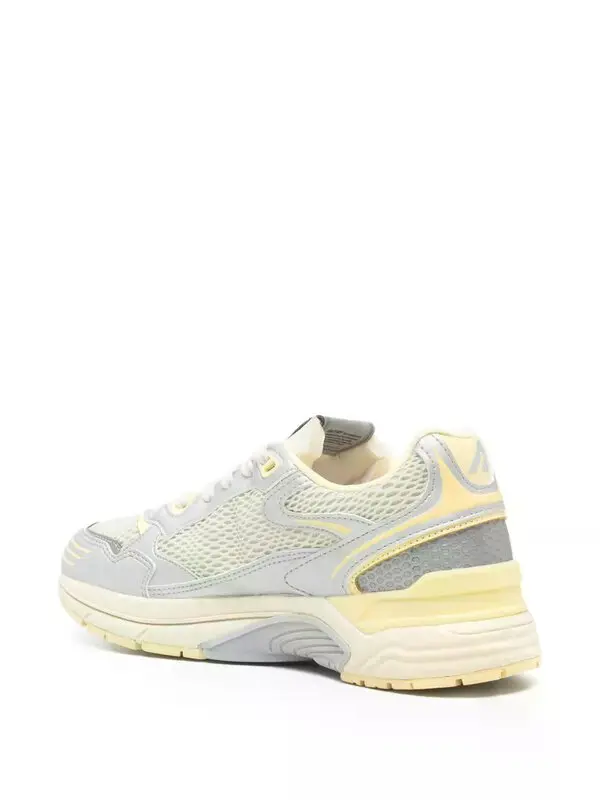 AUTRY Hyperway Panelled Sneakers - Yellow