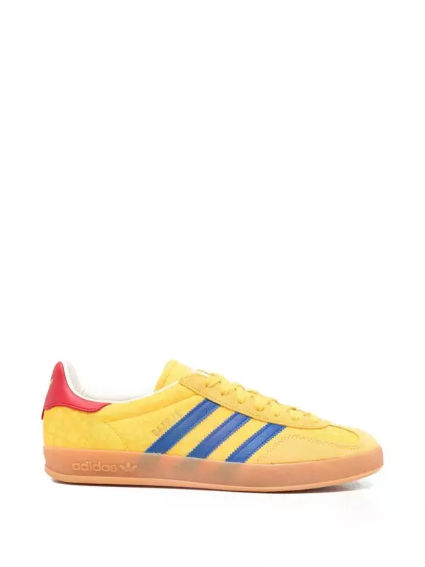 Adidas Gazelle Indoor Striped Sneakers - Yellow
