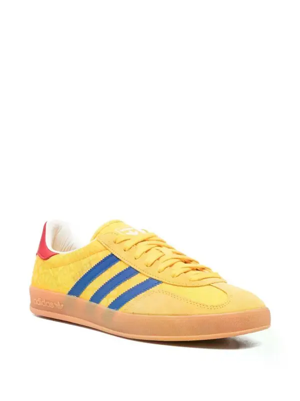 Adidas Gazelle Indoor Striped Sneakers - Yellow