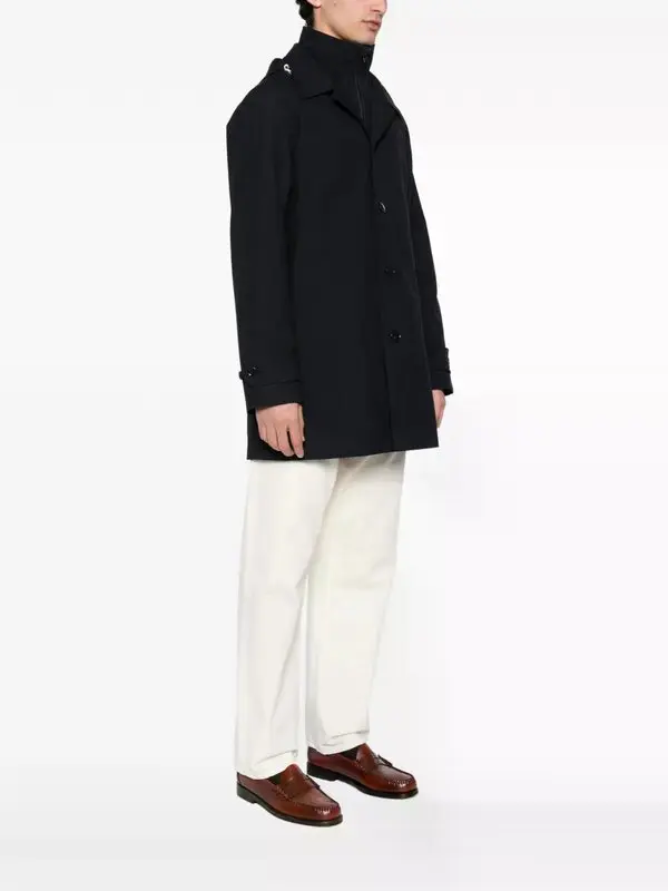 FURSAC Button Front Hooded Parka