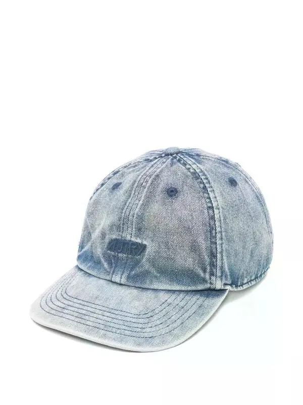 AUTRY Logo Denim Baseball Cap - Blue