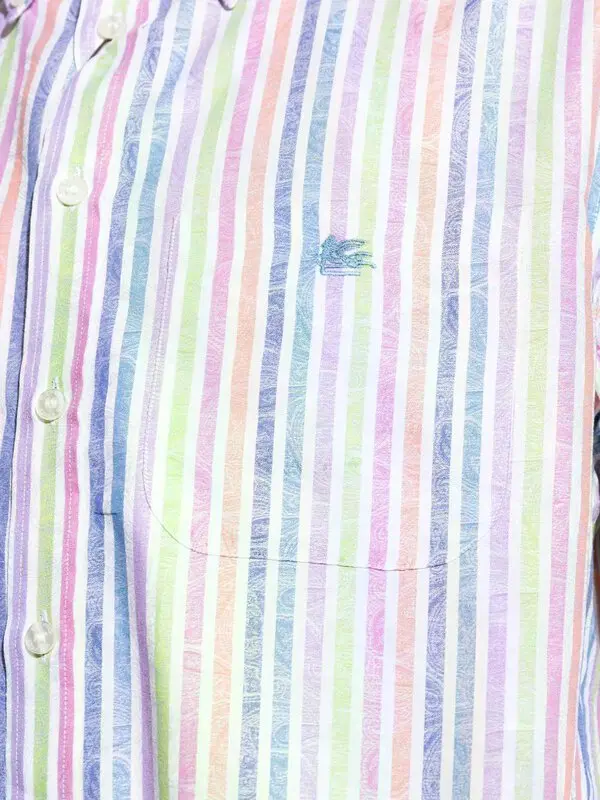 Etro Striped Logo Shirt