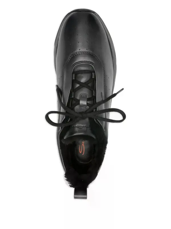 Santoni Leather Sneakers
