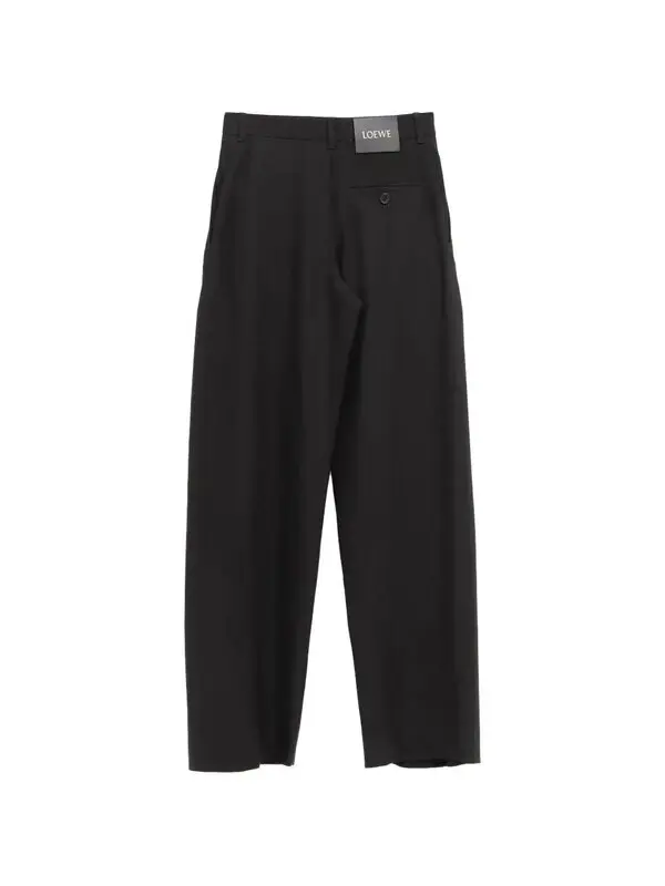 Loewe Belted Wool Trousers