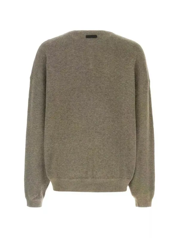 Fear Of God Waffle-knit Sweater - Neutrals
