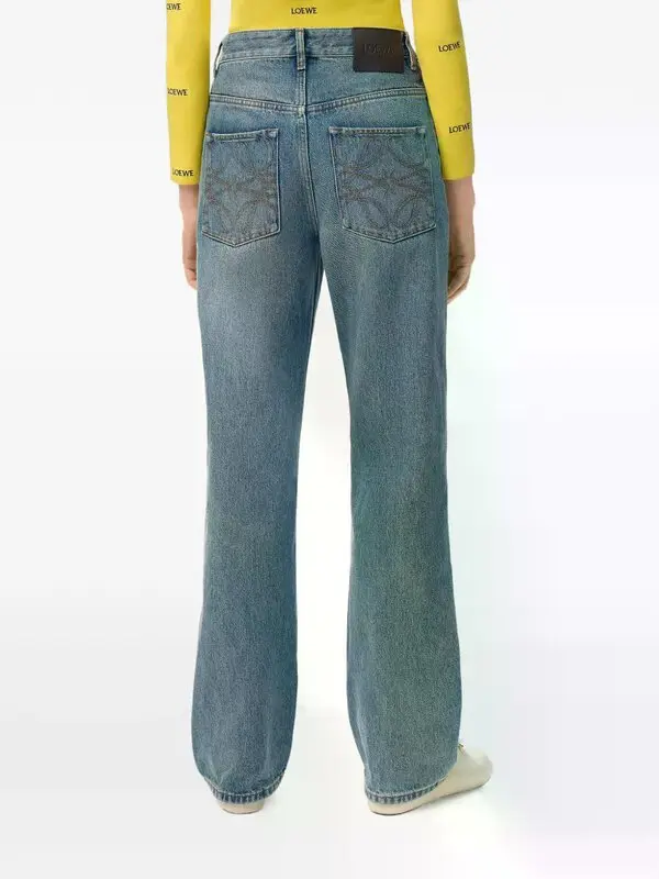 Loewe Embroidery Denim Jeans
