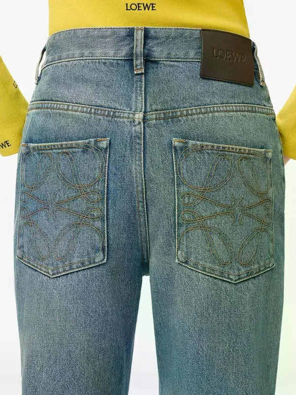 Loewe Embroidery Denim Jeans