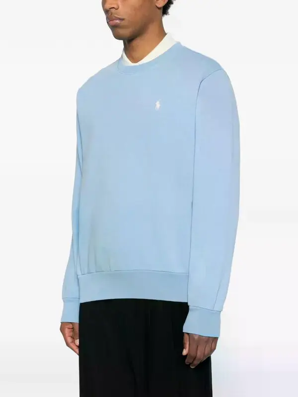 Polo Ralph Lauren Logo-detail Crew-neck Sweatshirt - Blue