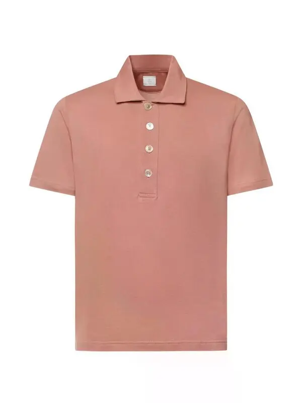 Eleventy Button Polo Shirt