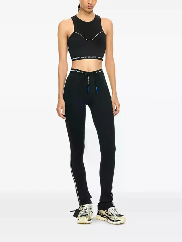 Off-White Logo Band Crop Top