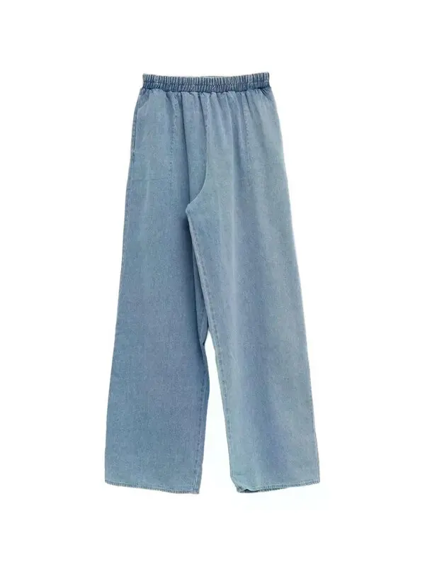BASERANGE Elasticated Wide Leg Trousers