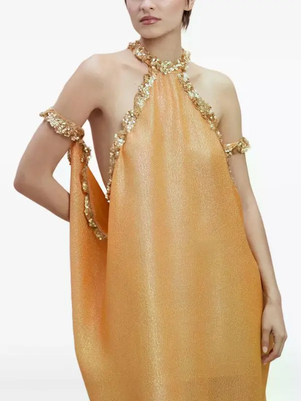 SANA OSMANI Isis Sequin-embellished Maxi Dress