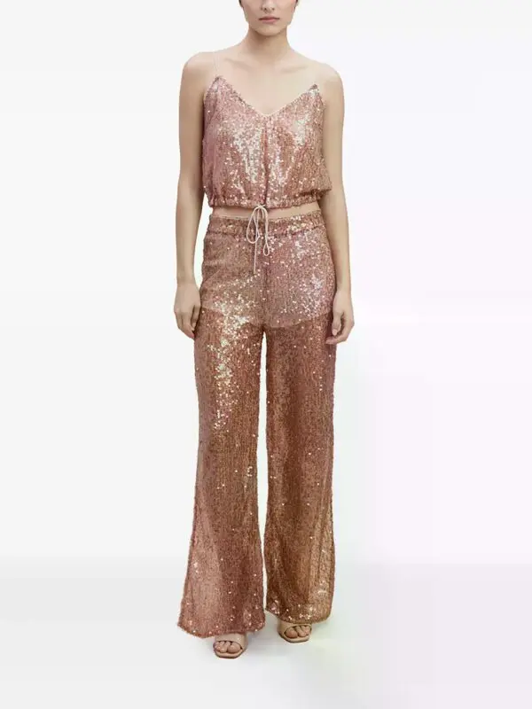 SANA OSMANI Sequin Side-split Trousers