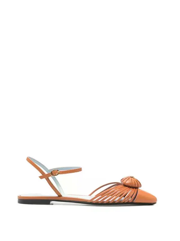 Valentino Garavani Heart-detail Strap Sandals - Brown