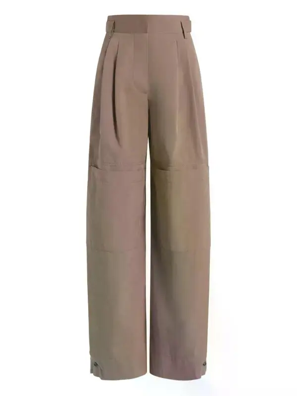 Alberta Ferretti Pleated Panel Trousers