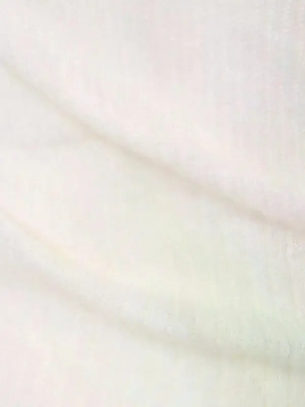 Jacquemus Scoop-neck Long-sleeve Sweater - White