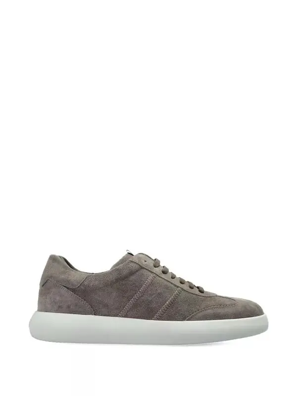 Brioni Panelled Suede Sneakers - Grey