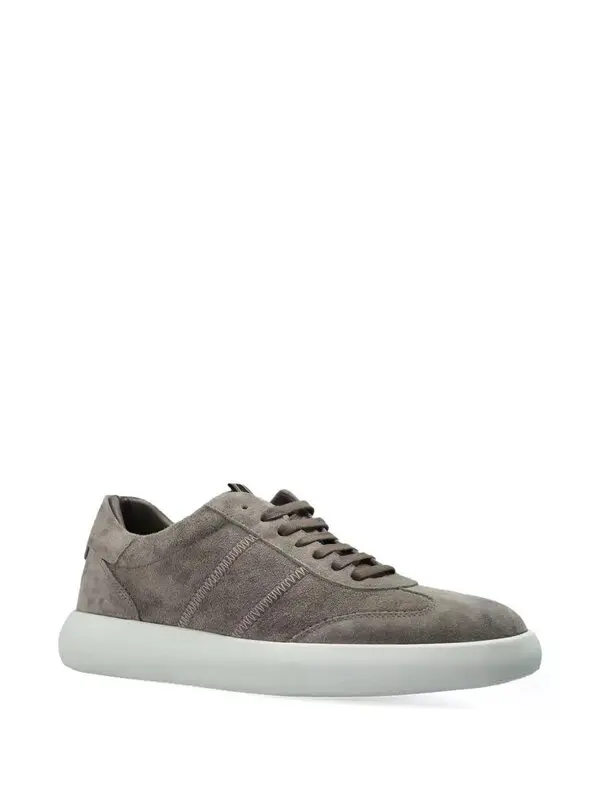 Brioni Panelled Suede Sneakers - Grey