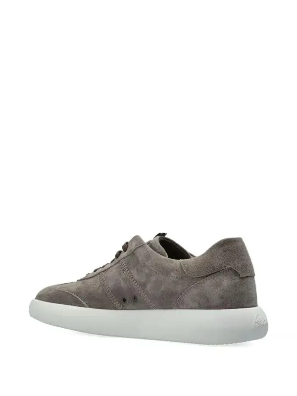 Brioni Panelled Suede Sneakers - Grey