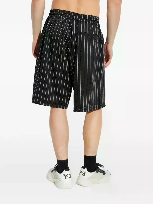Y3 Striped Drawstring Shorts