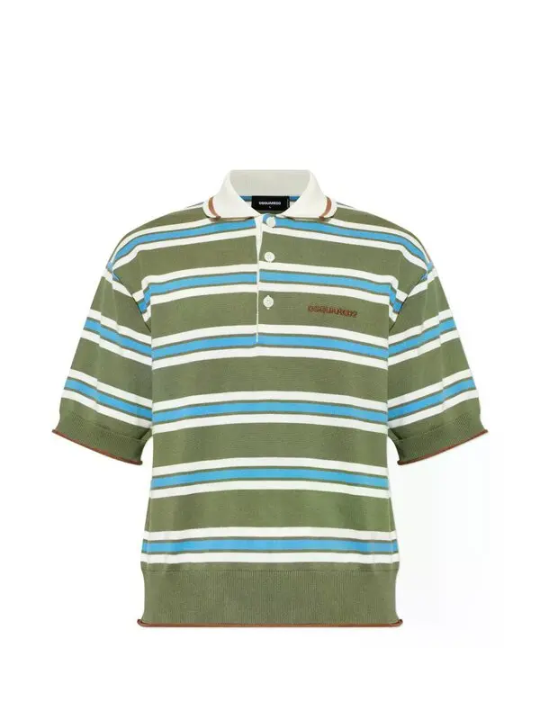 Dsquared2 Striped Polo Shirt