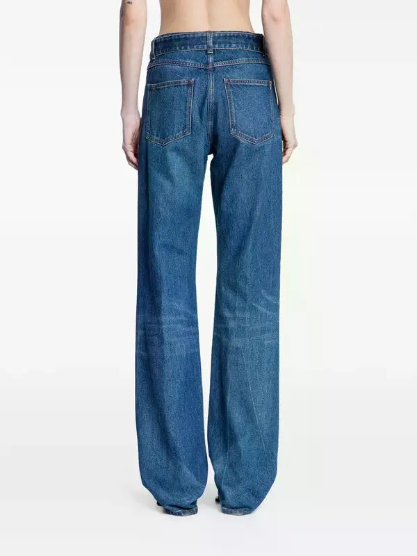 SSHEENA Belted Denim Jeans