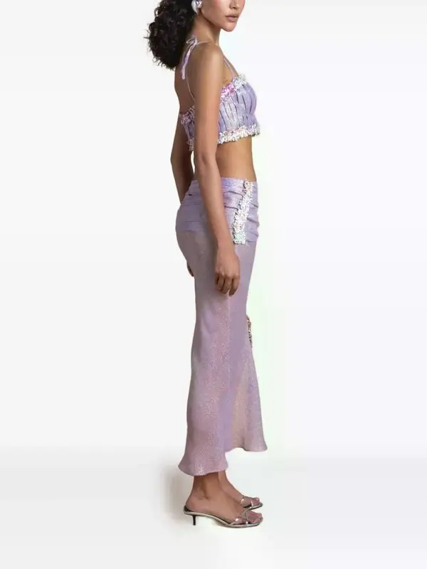 SANA OSMANI Delta Floral Maxi Skirt
