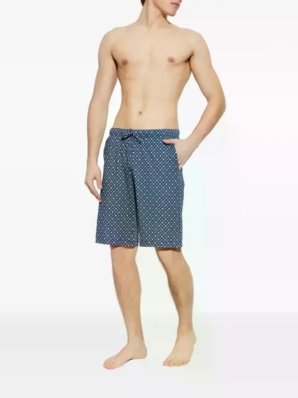 Hanro Patterned Drawstring Shorts