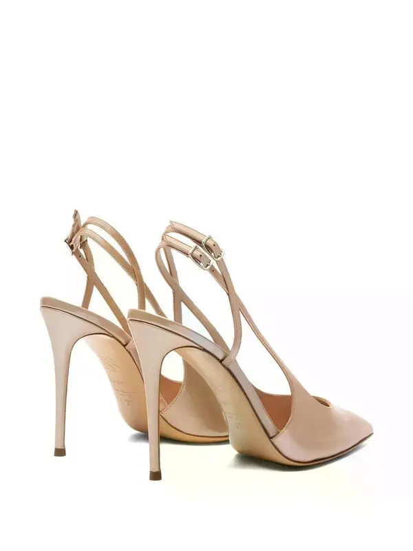 Casadei Julia Samurai Strap Pointed Pumps
