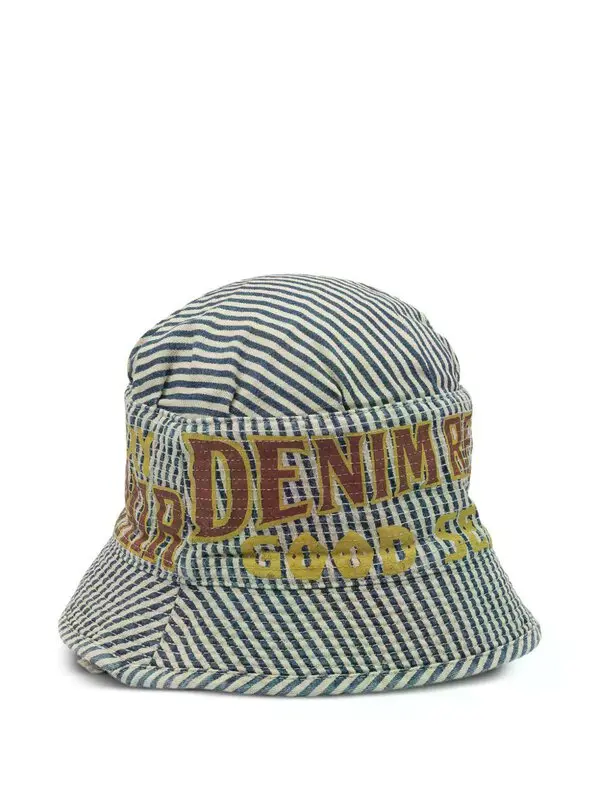 Kapital Striped Print Bucket Hat