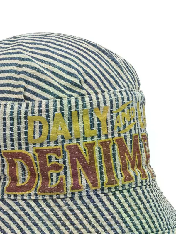 Kapital Striped Print Bucket Hat