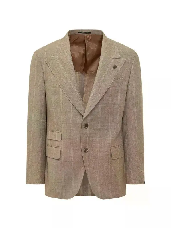 GABRIELE PASINI Striped Single-breasted Suit