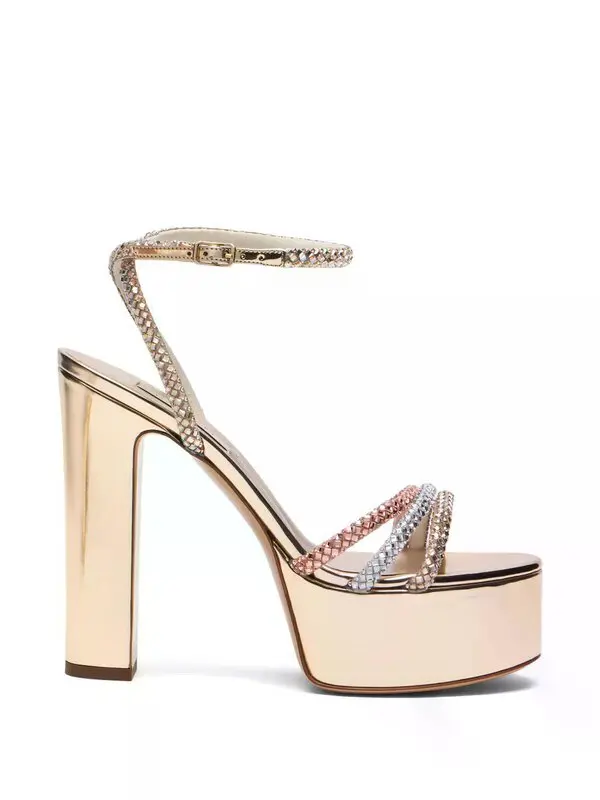 Casadei Embellished Platform Sandals