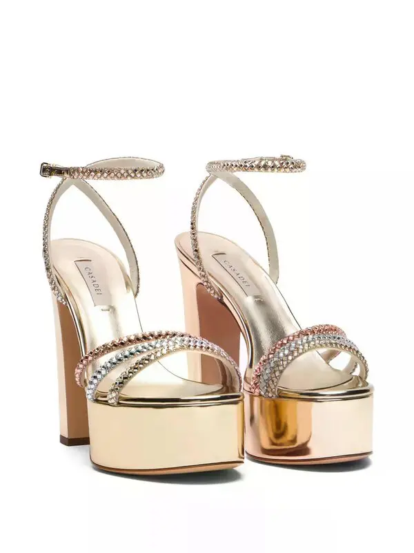 Casadei Embellished Platform Sandals