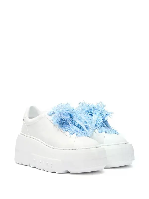 Casadei Platform Leather Sneakers