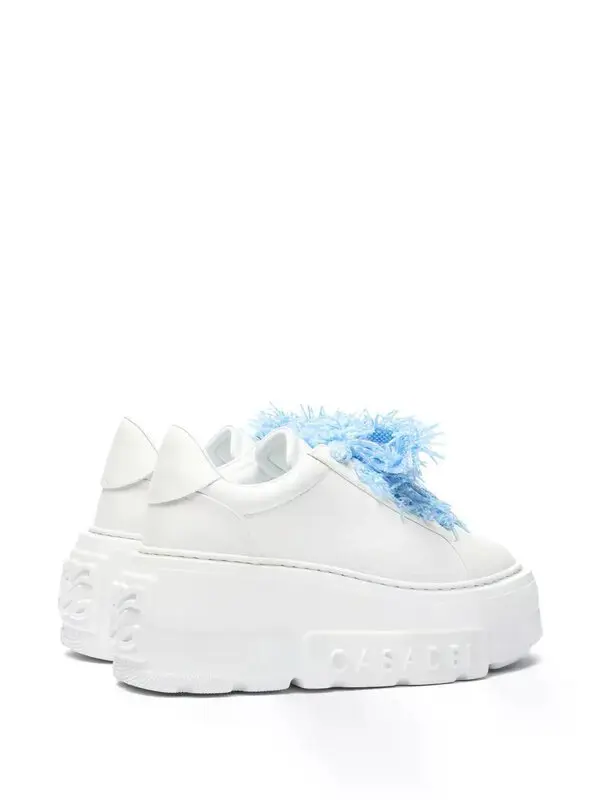 Casadei Platform Leather Sneakers