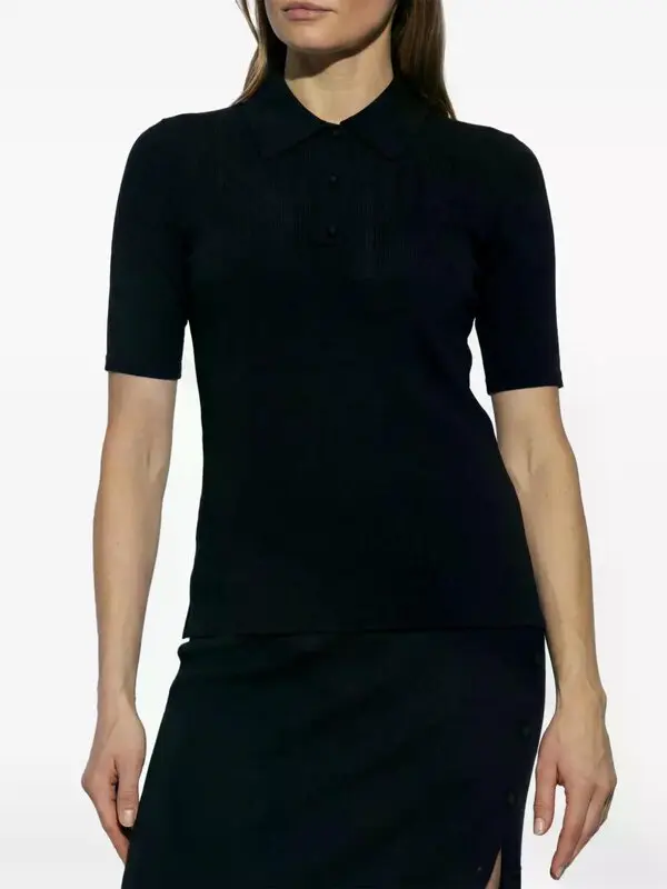 JIL SANDER Knitted Polo Top