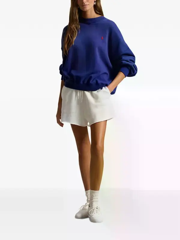 Polo Ralph Lauren Crew-neck Sweatshirt With Logo - Blue