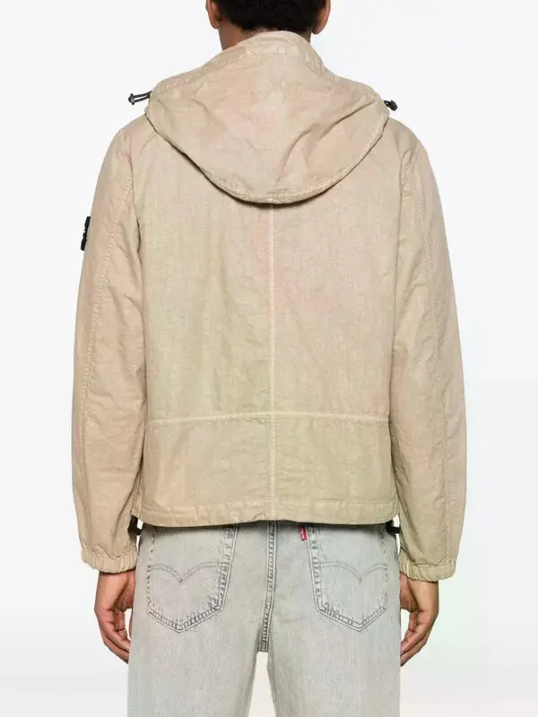 Stone Island Compass-motif Hooded Jacket