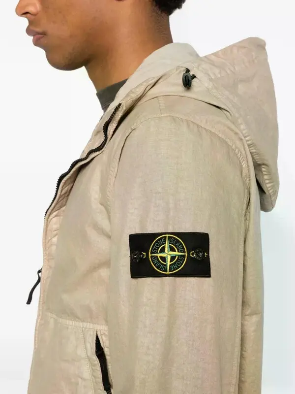 Stone Island Compass-motif Hooded Jacket