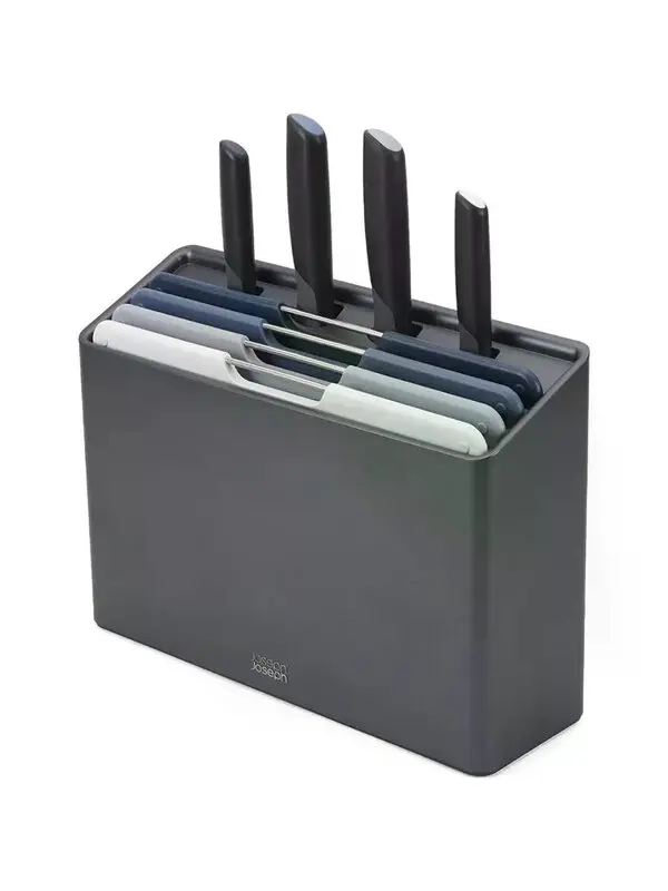 JOSEPH JOSEPH Block Knife Set - Silver