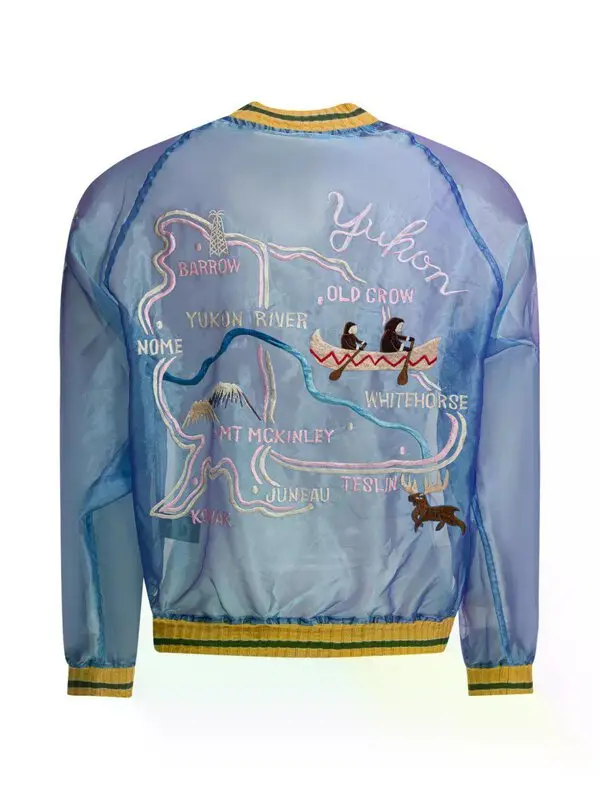Kapital Embroidered Bomber Jacket - Blue