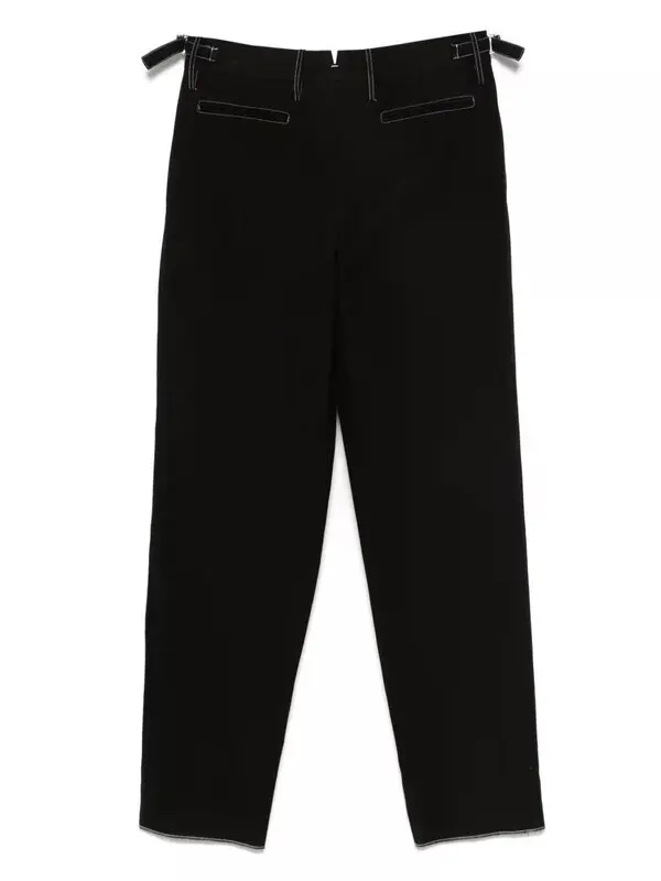 Gucci 2000s Straight Leg Cotton Trousers