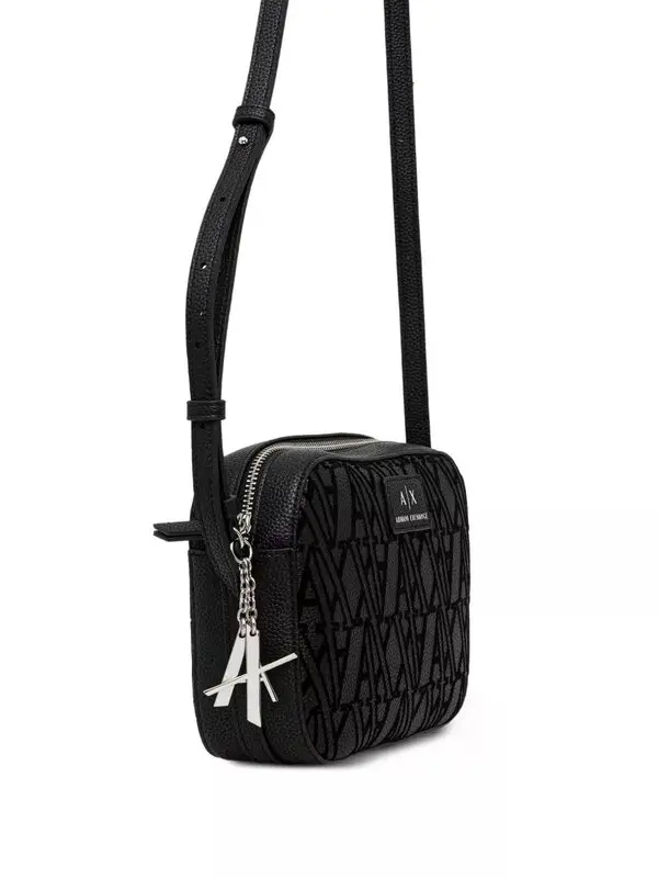 Armani Exchange Logo-detail Cross Body Bag - Black