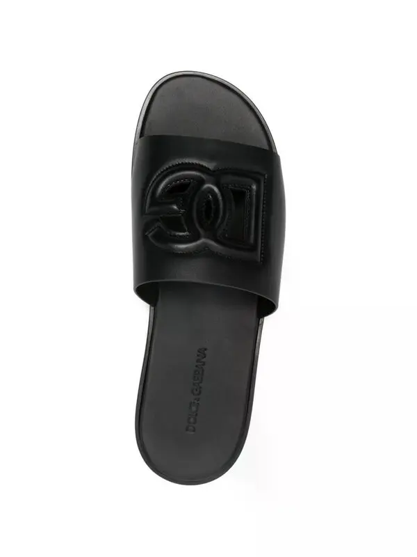 Dolce & Gabbana Logo-embossed Slide Sandals