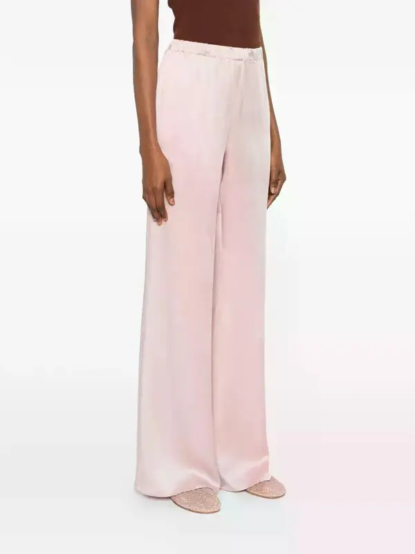 Antonelli Firenze Elasticated-waistband Palazzo Pants - Pink