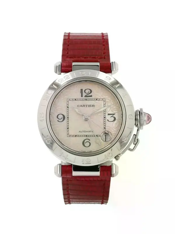 CARTIER 2000s Pasha 35mm Watch - Pink