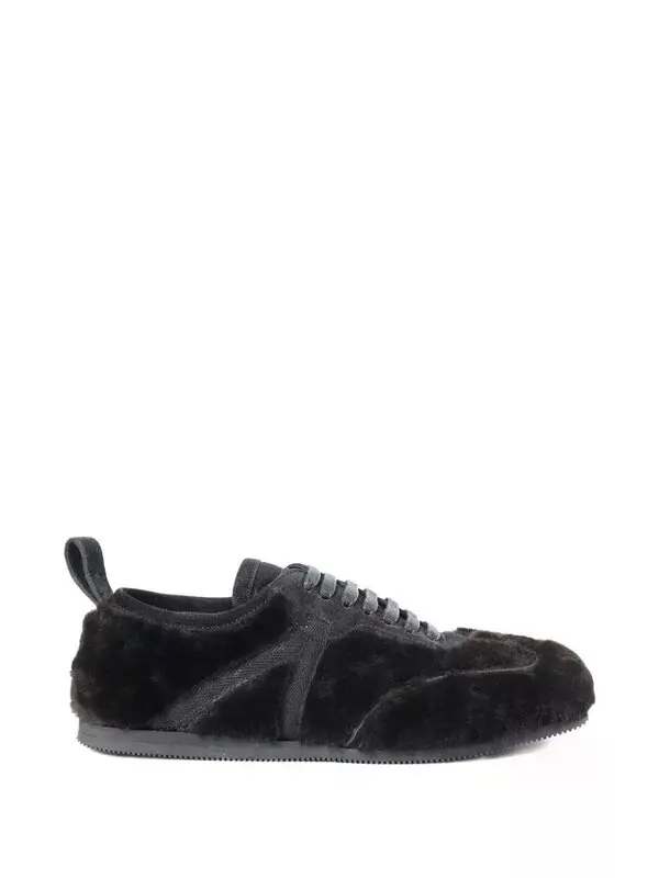 ANN DEMEULEMEESTER Shorn Shearling Sneakers