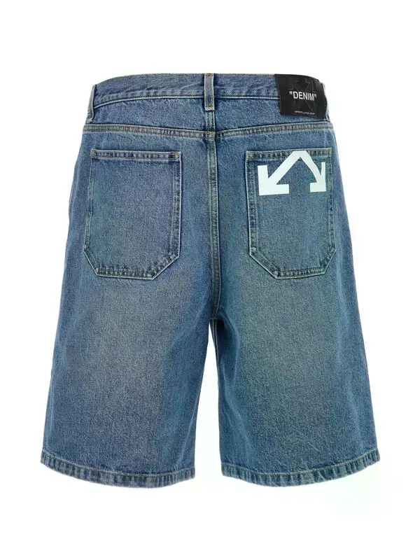 Off-White Half Arrow Bermuda Shorts