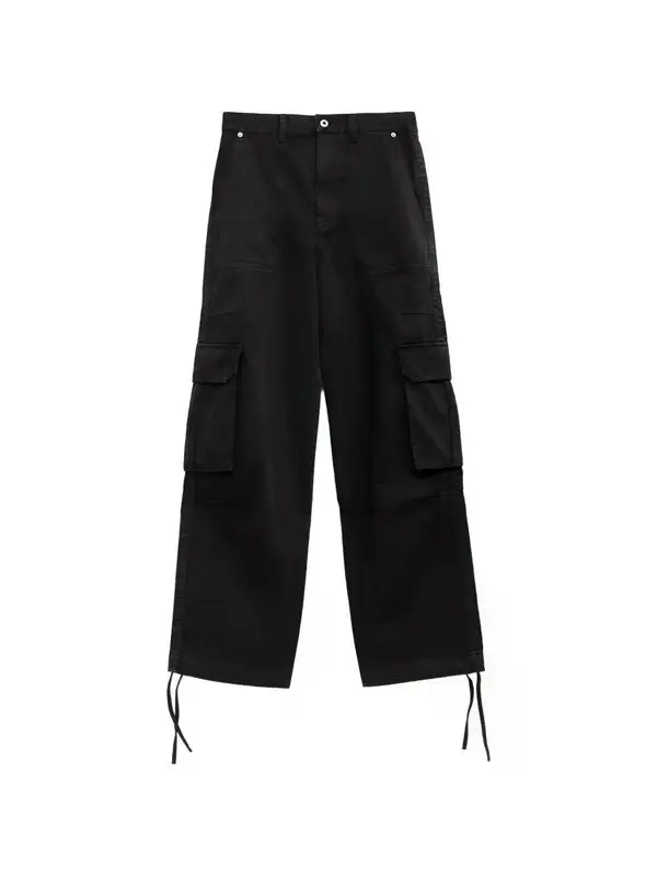 Loewe Cargo-pockets Trousers - Black